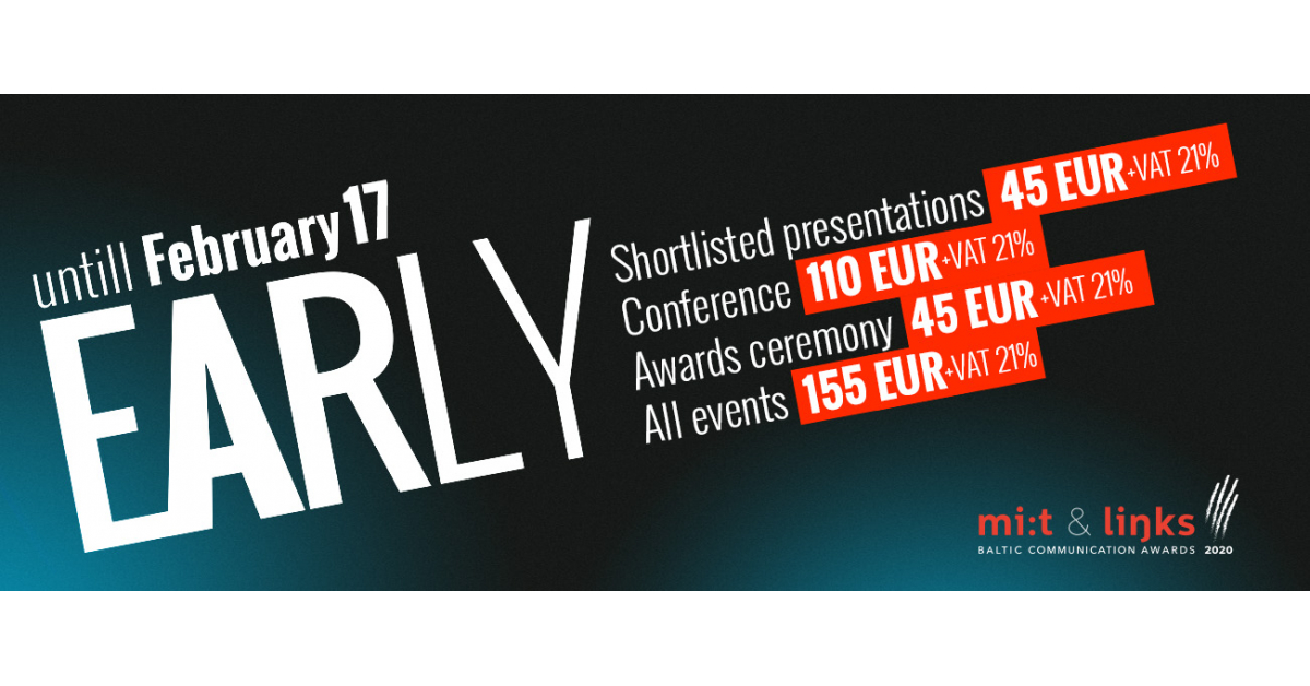 Early birds Tickets!